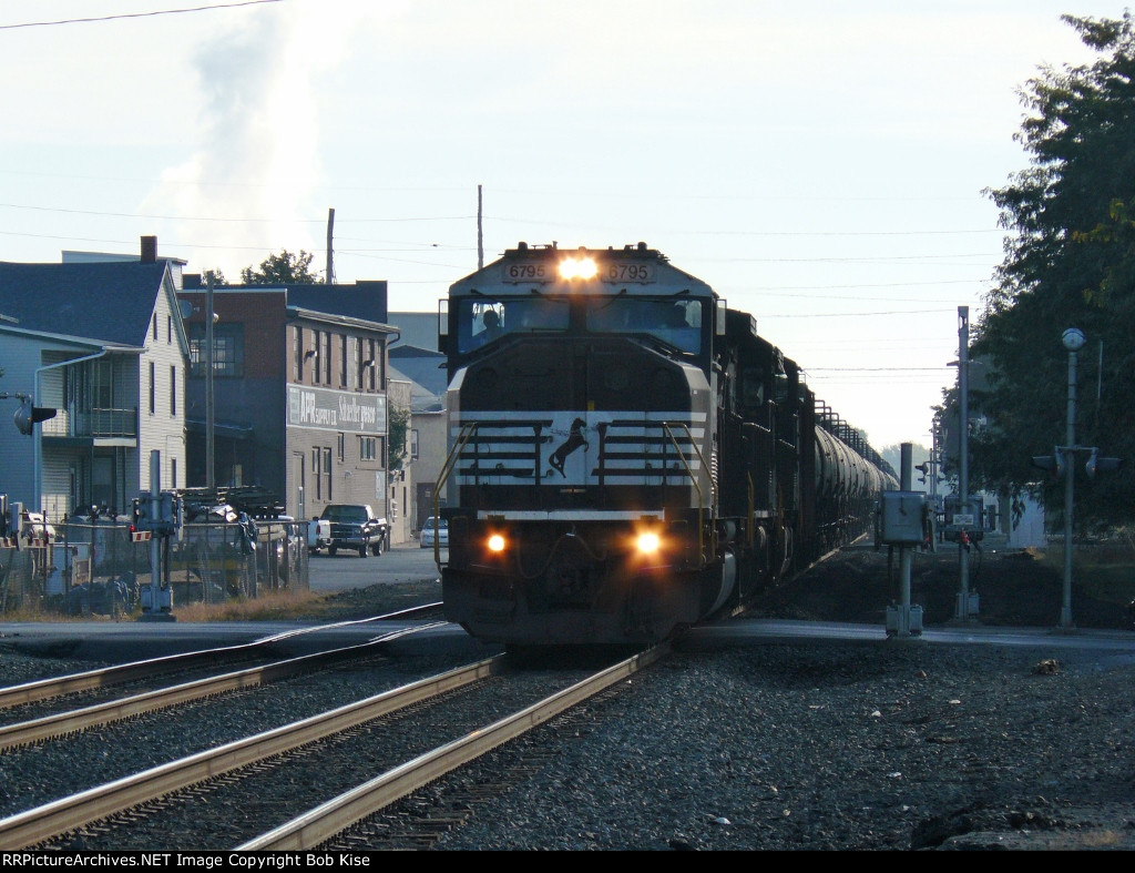 NS 6795 West, at 8:57 a.m.